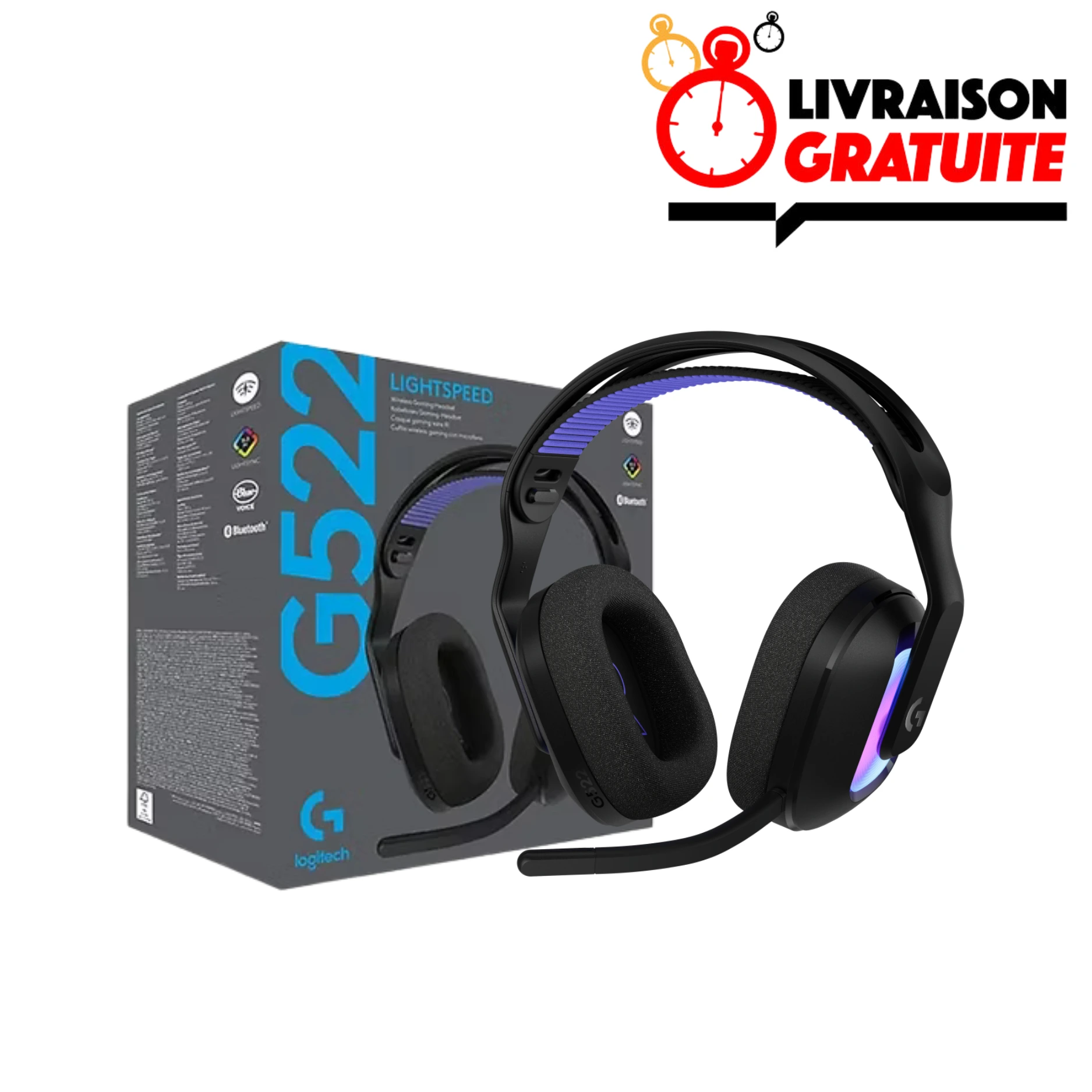Logitech G522 Casque Gaming PC – Noir Maroc - Prix Maroc - Africa ...